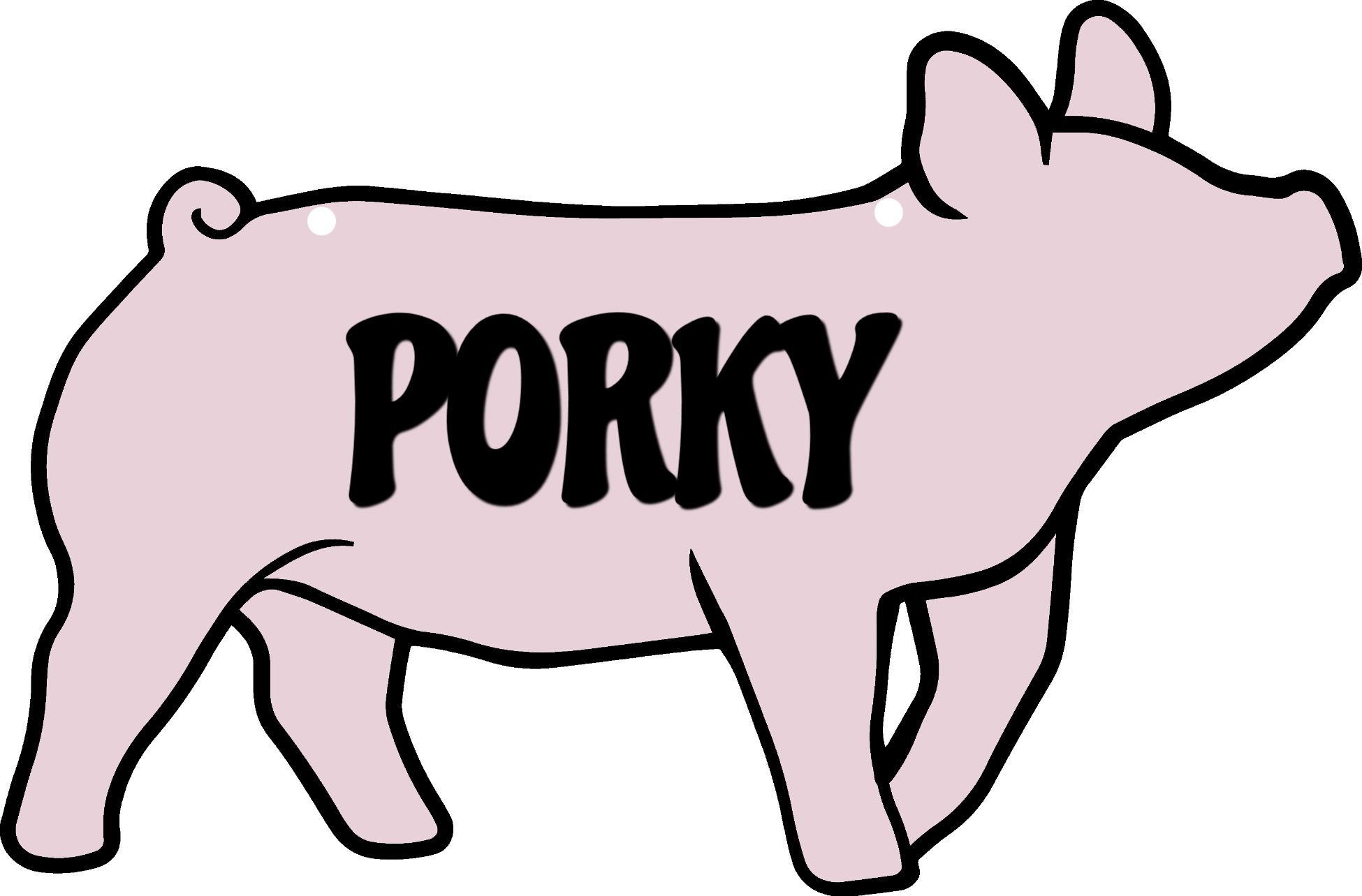Custom Hog Stall Sign – Goats With Lasers